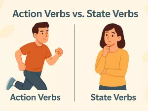 Action Verbs vs State Verbs: Simple Rules and Examples