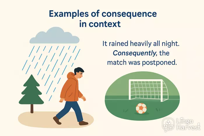 Conjunctions to Show Consequence: Using consequently and therefore