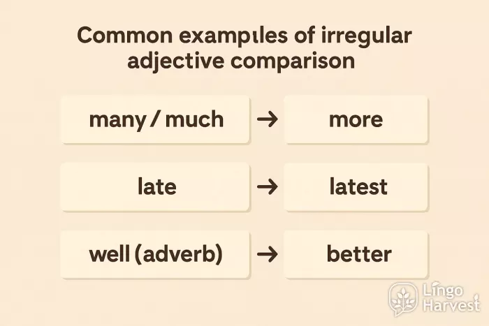 Irregular Adjectives: Good, Better, Best and More