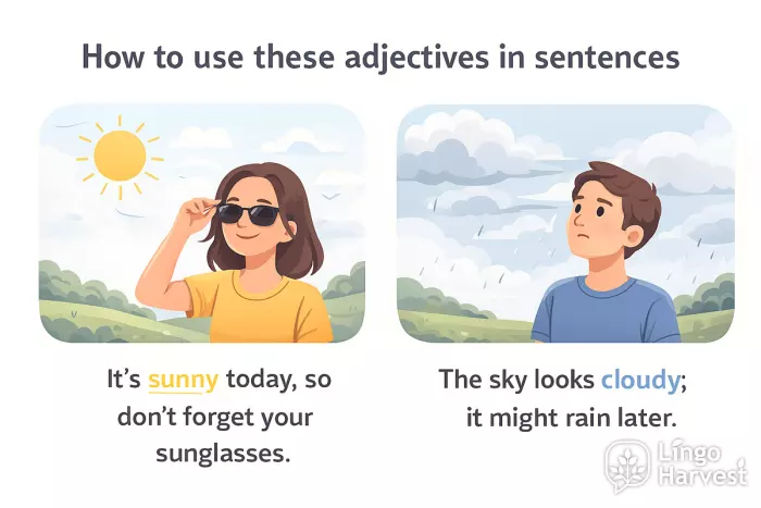 Adjectives for Weather: Sunny, Cloudy, Stormy and More