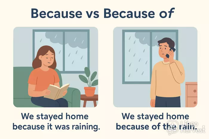 Using Because in English Sentences: Giving Reasons Clearly