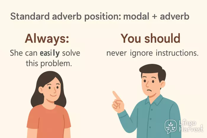 Adverb Placement with Modal Verbs: Accurate Word Order