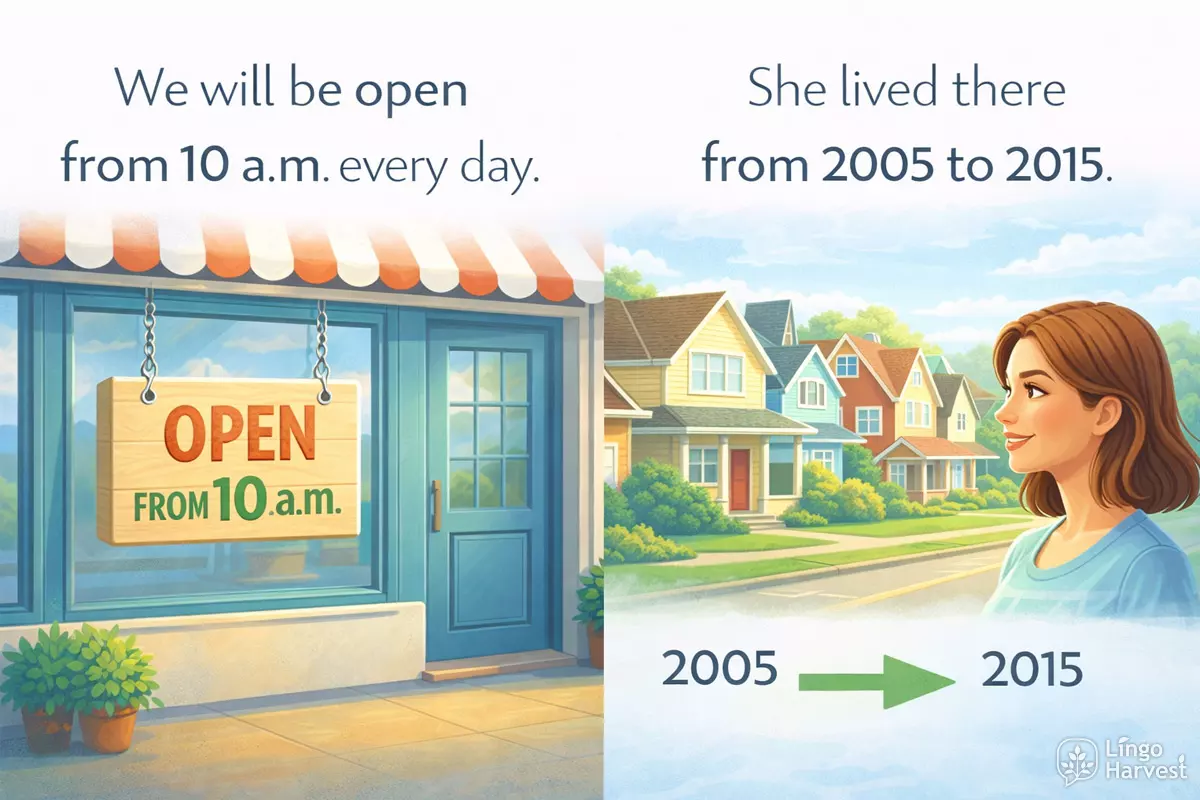 From vs Since: Time Start Points Explained Clearly