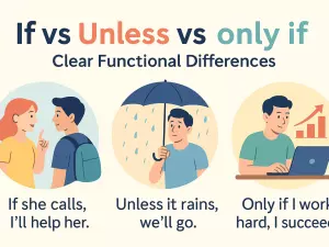If, Unless, and Only If: Understanding Their Different Conditional Meanings