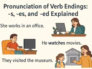 Pronouncing -s, -es, and -ed Verb Endings