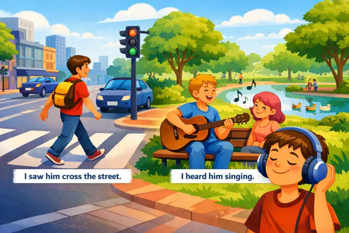 Perception and Cognition Verbs Explained